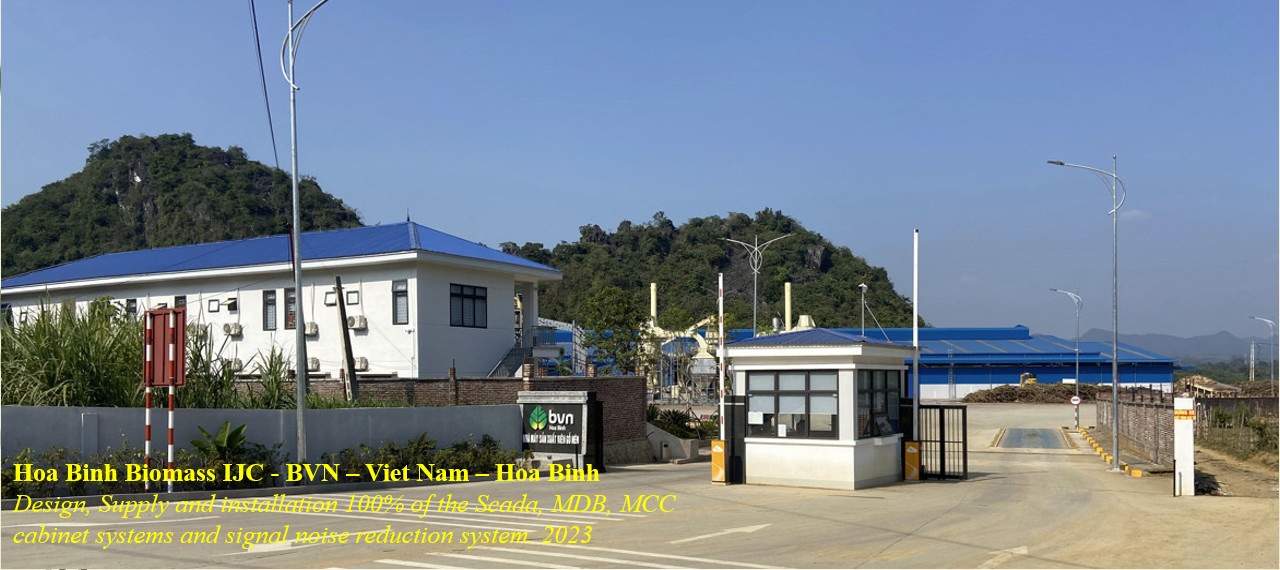 Hoa Binh Biomass IJC-BVN-Viet Nam, Design, Supply anh Installation 100% of the Scada, MDB, MCC ...